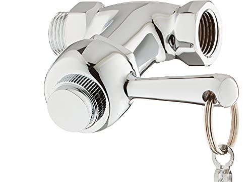 Self-Closing Shower Valve with Pull Chain, Chrome, Indoor or Outdoor U ...